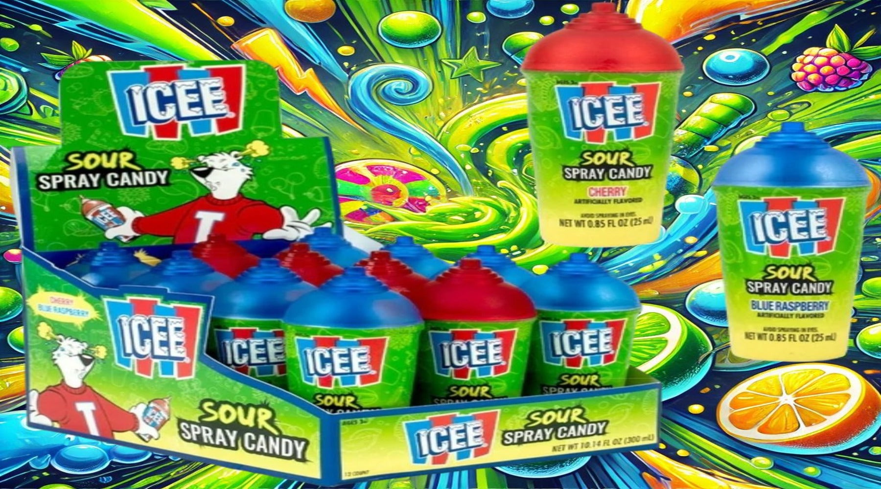 ICEE Sour Spray Candy – The Ultimate Sour Treat at YEG Exotic – YEG EXOTIC