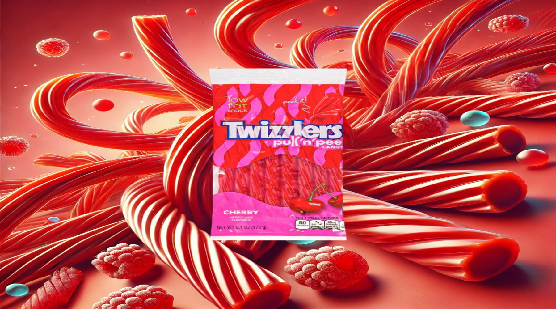 Twizzlers Pull ‘n’ Peel Cherry Peg Bag – Fun & Flavour at YEG Exotic ...