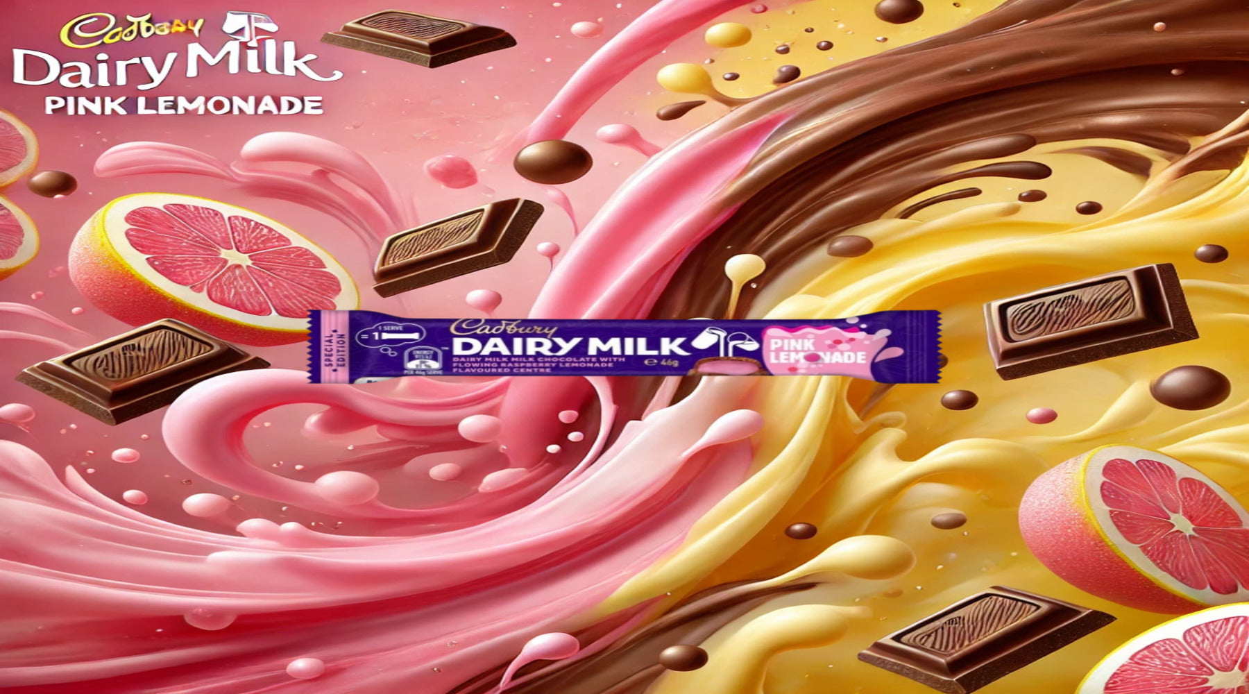 Cadbury Dairy Milk Pink Lemonade | Exotic Chocolate at YEG Exotic – YEG ...