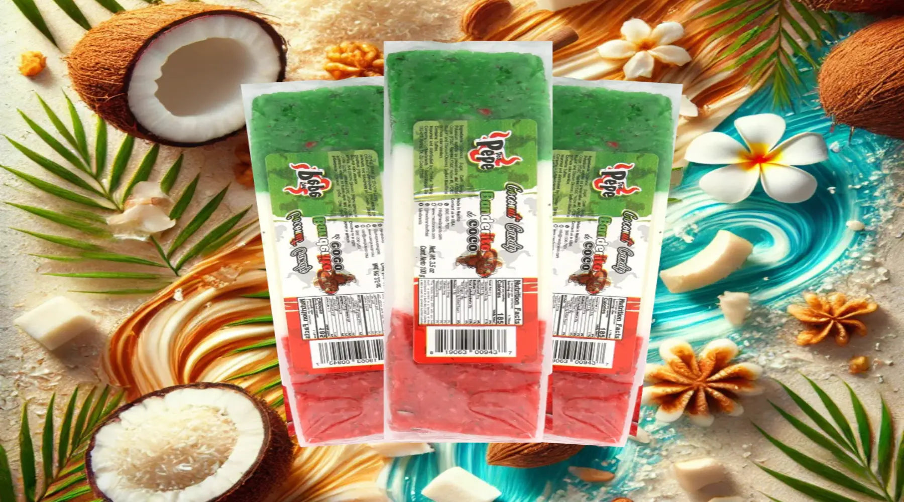 Don Pepe Coco Bandera Coconut Bar Exotic Coconut Treats at YEG Exotic ...