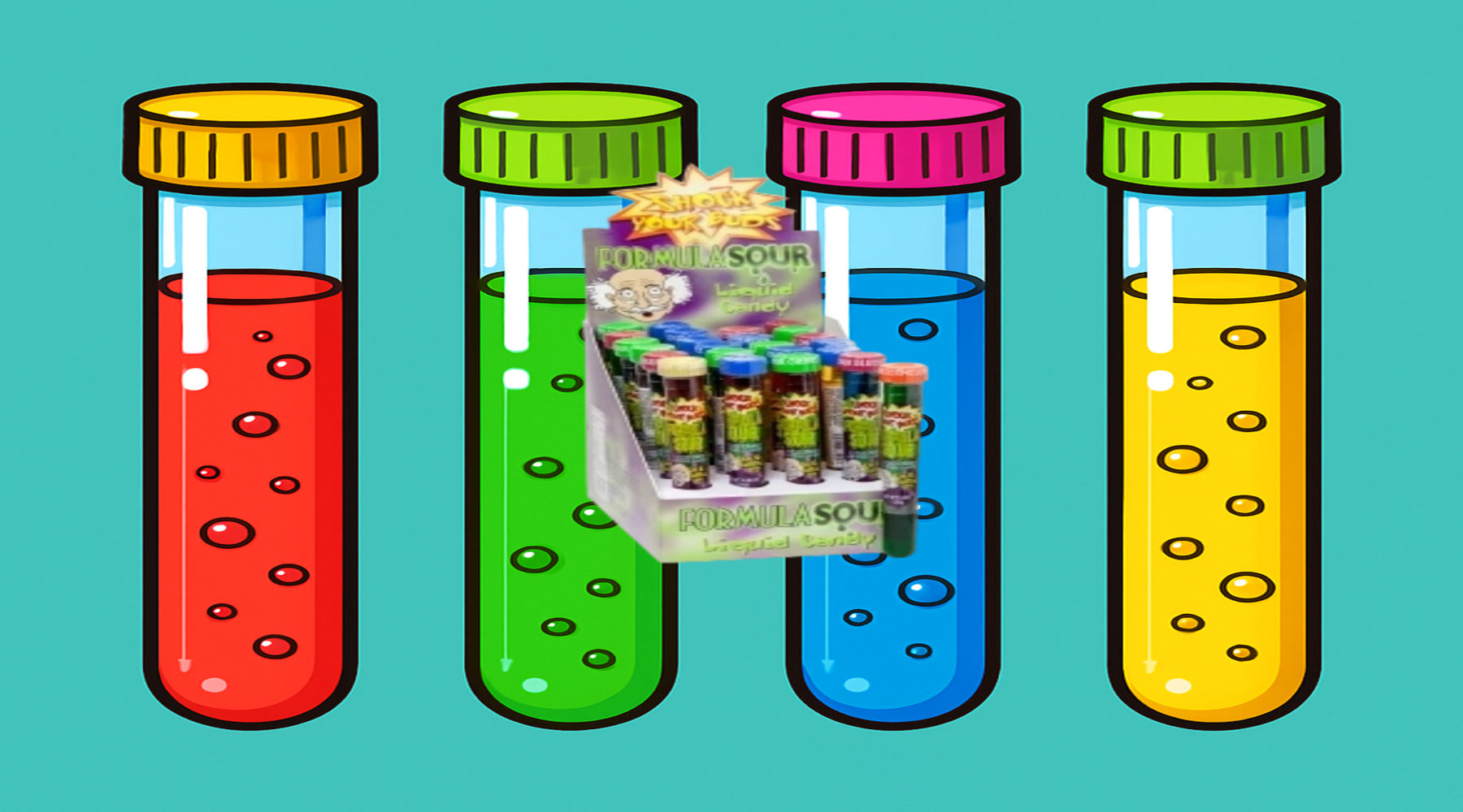 Liquid Candy Test Tubes at YEG Exotic | Sour & Fruity Candy Fun – YEG ...