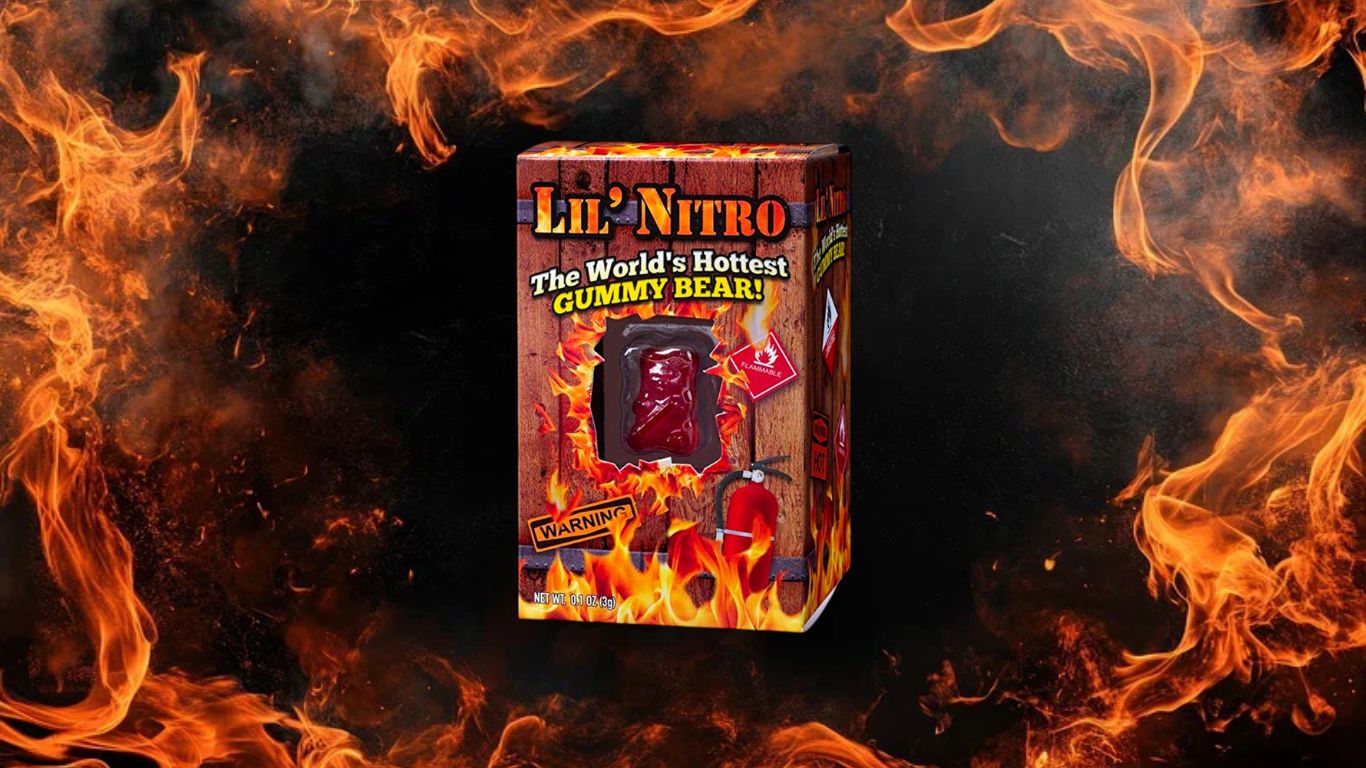 Flamethrower Lil’ Nitro: The World’s Hottest Gummy Bear | YEG Exotic ...