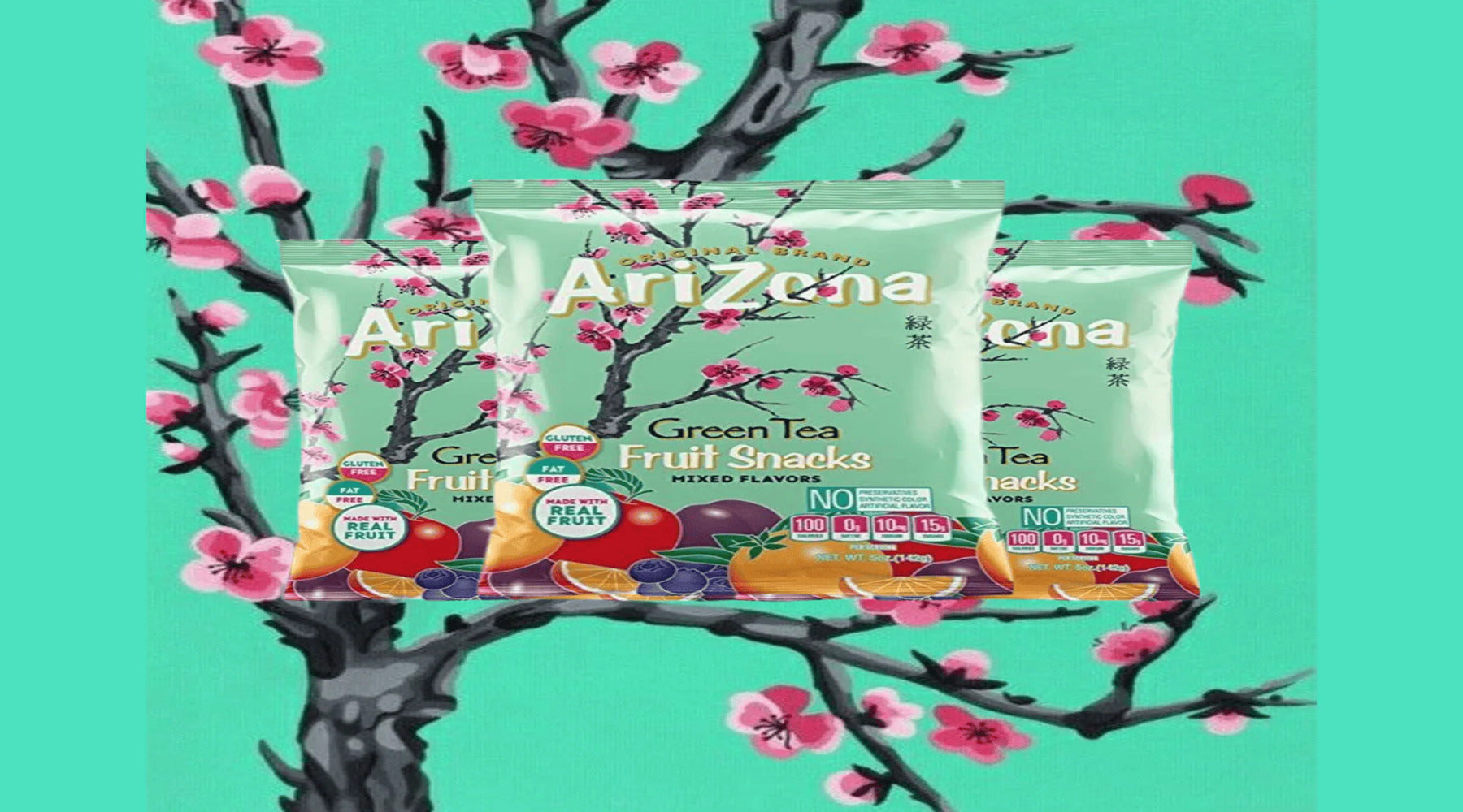 Arizona Green Tea Fruit Snacks at YEG Exotic | Edmonton Candy & Pop ...