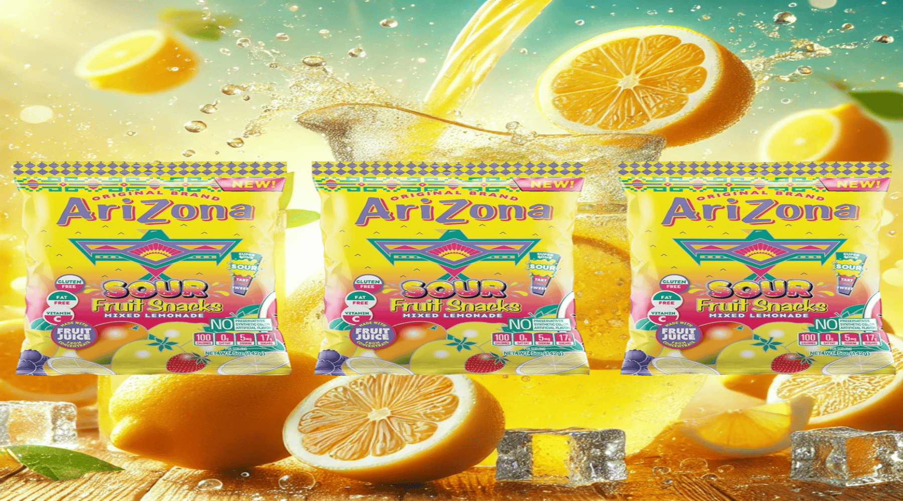 Sour Meets Sweet: AriZona Mixed Lemonade Fruit Snacks – YEG EXOTIC