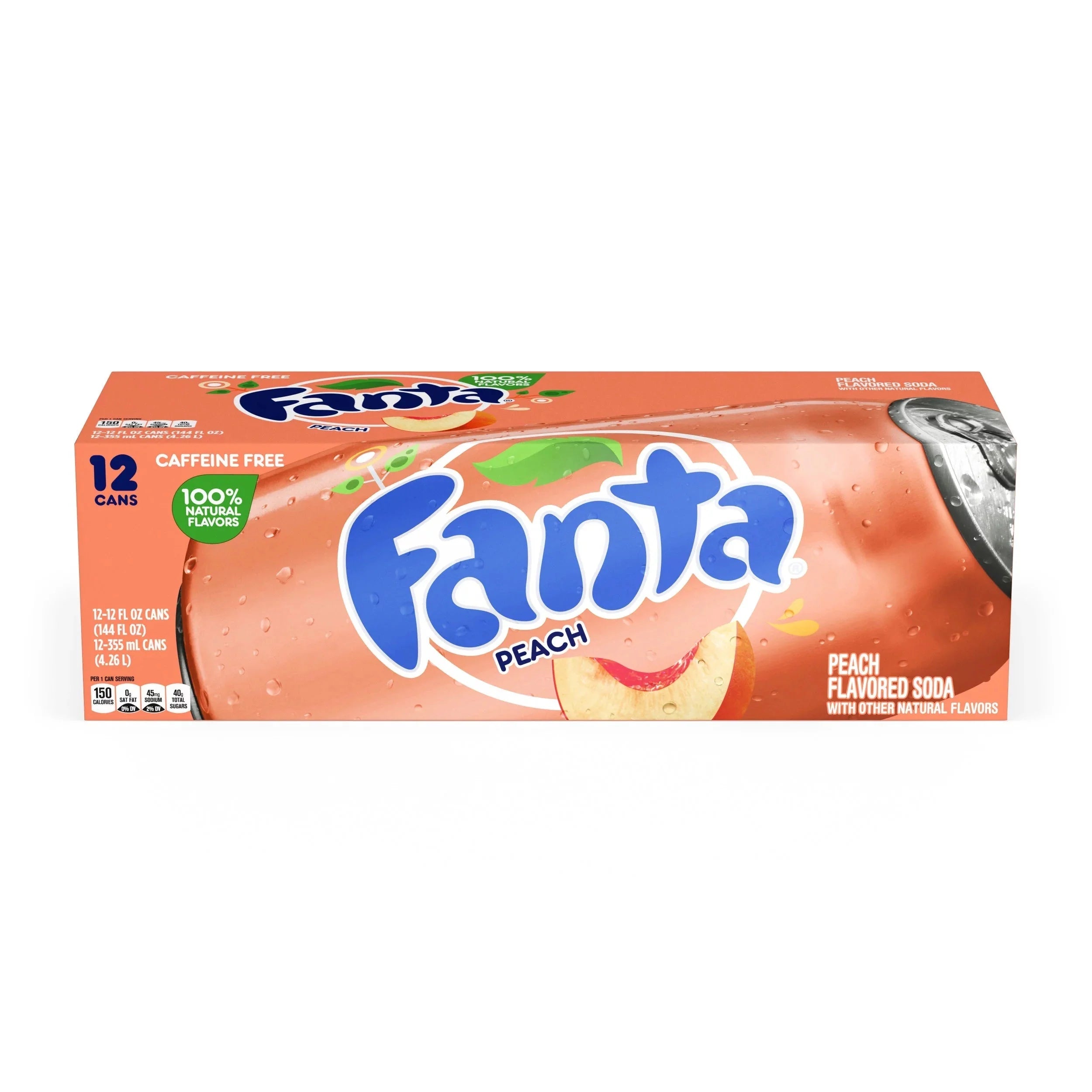 Fanta - Peach 12 pack – YEG EXOTIC