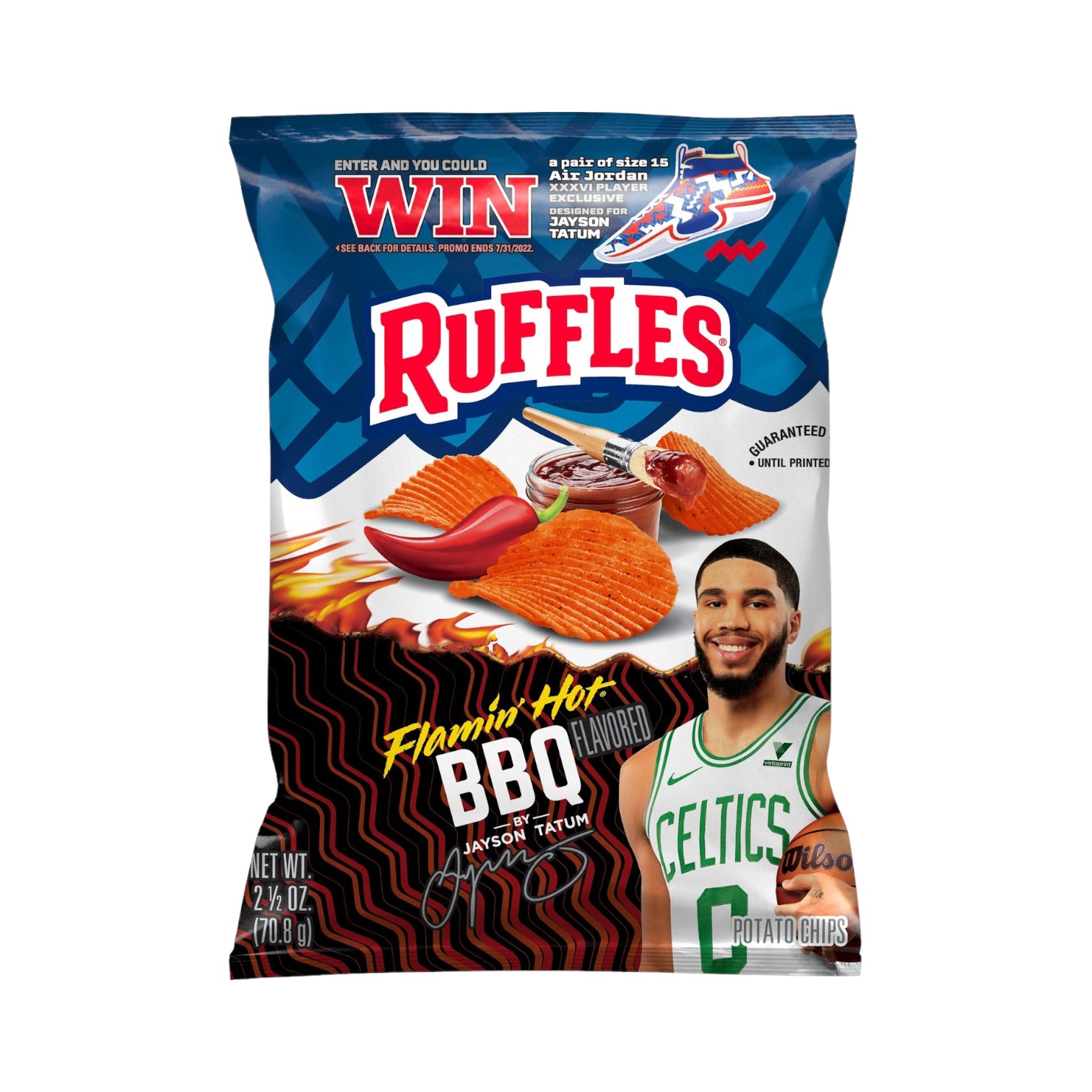 Ruffles Flamin Hot BBQ Jayson Tatum 70.8 g – YEG EXOTIC