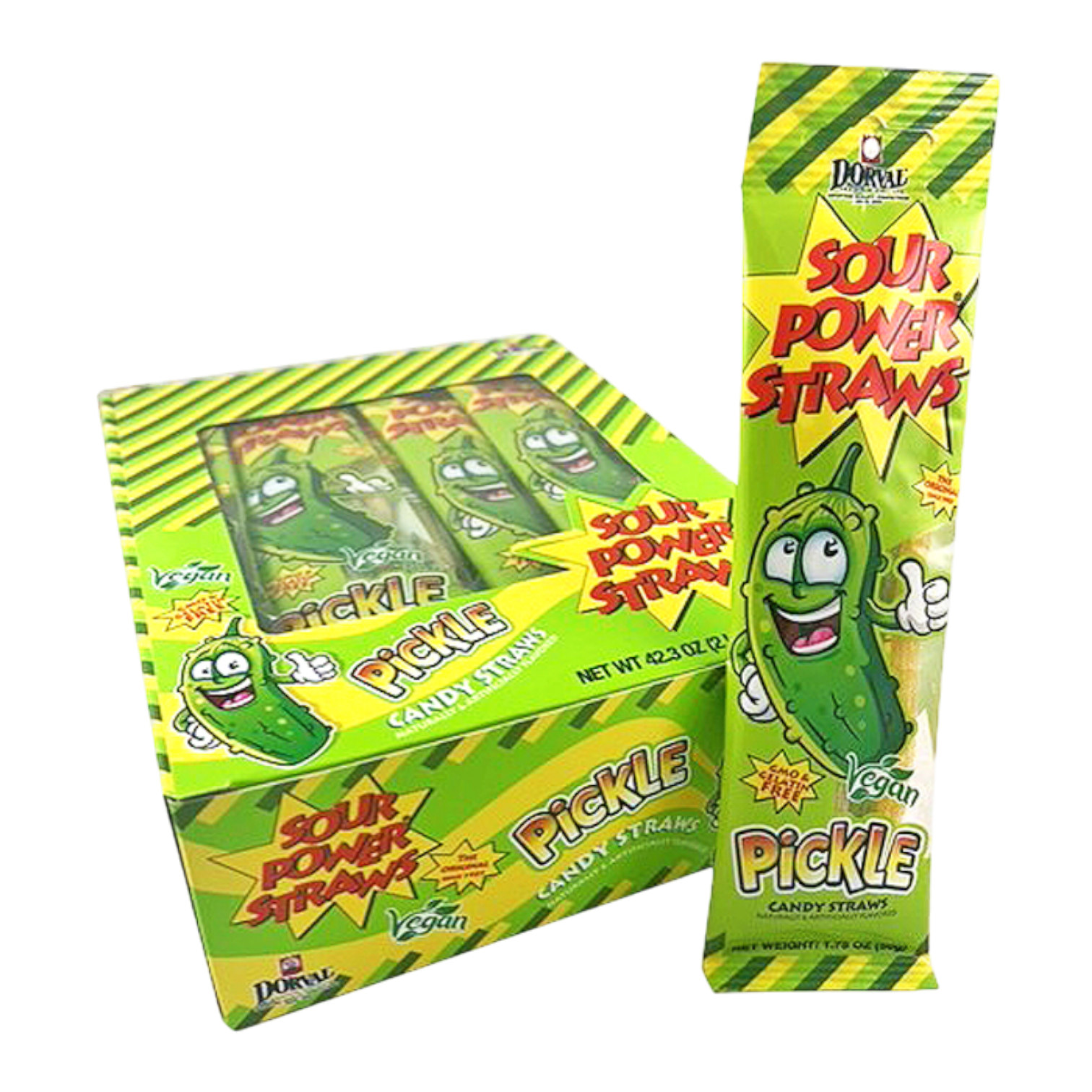 Sour Powder Candy Straws- Pickle Peg bag – YEG EXOTIC